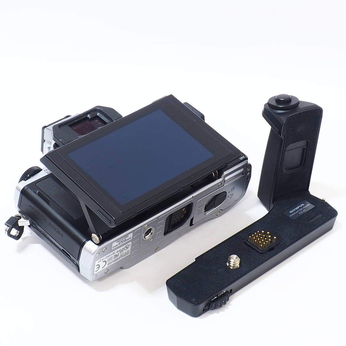 OLYMPUS OM-D E-M5 SILVER HLD-6G 付 Micro-Fourthirds Body 1 605万画素 Live ...