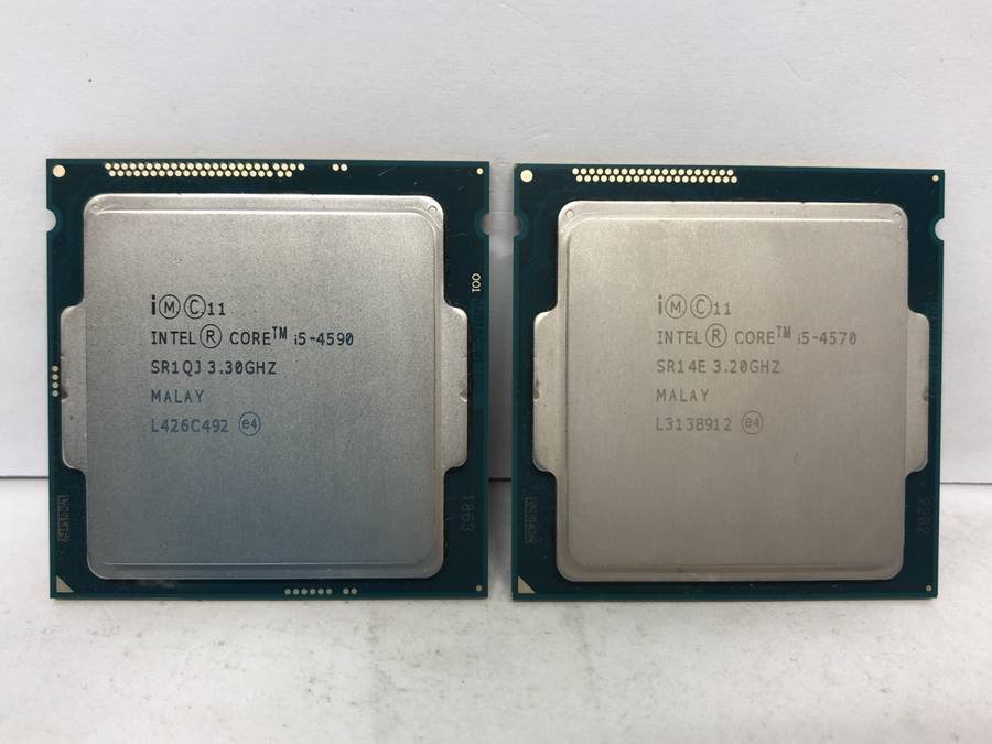 intel - CPU 計25枚セット まとめ売り CORE i7-2600 i5-4590 4570 3550 3470 3470S i3 ...
