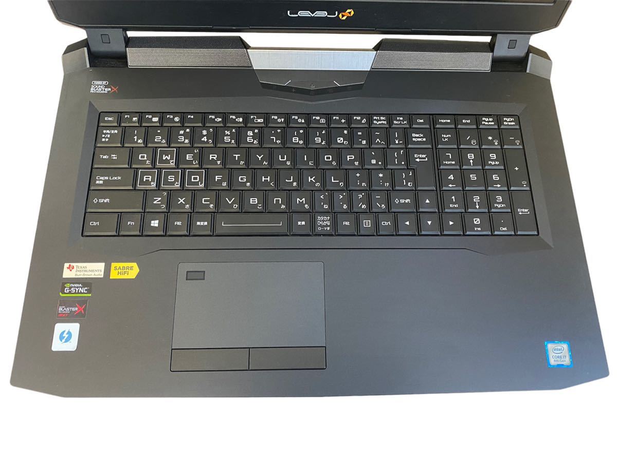 iiyama LEVEL P775TM1 Core i7-8700 / GeForce GTX 1080 / メモリ16G / SSD無し ...