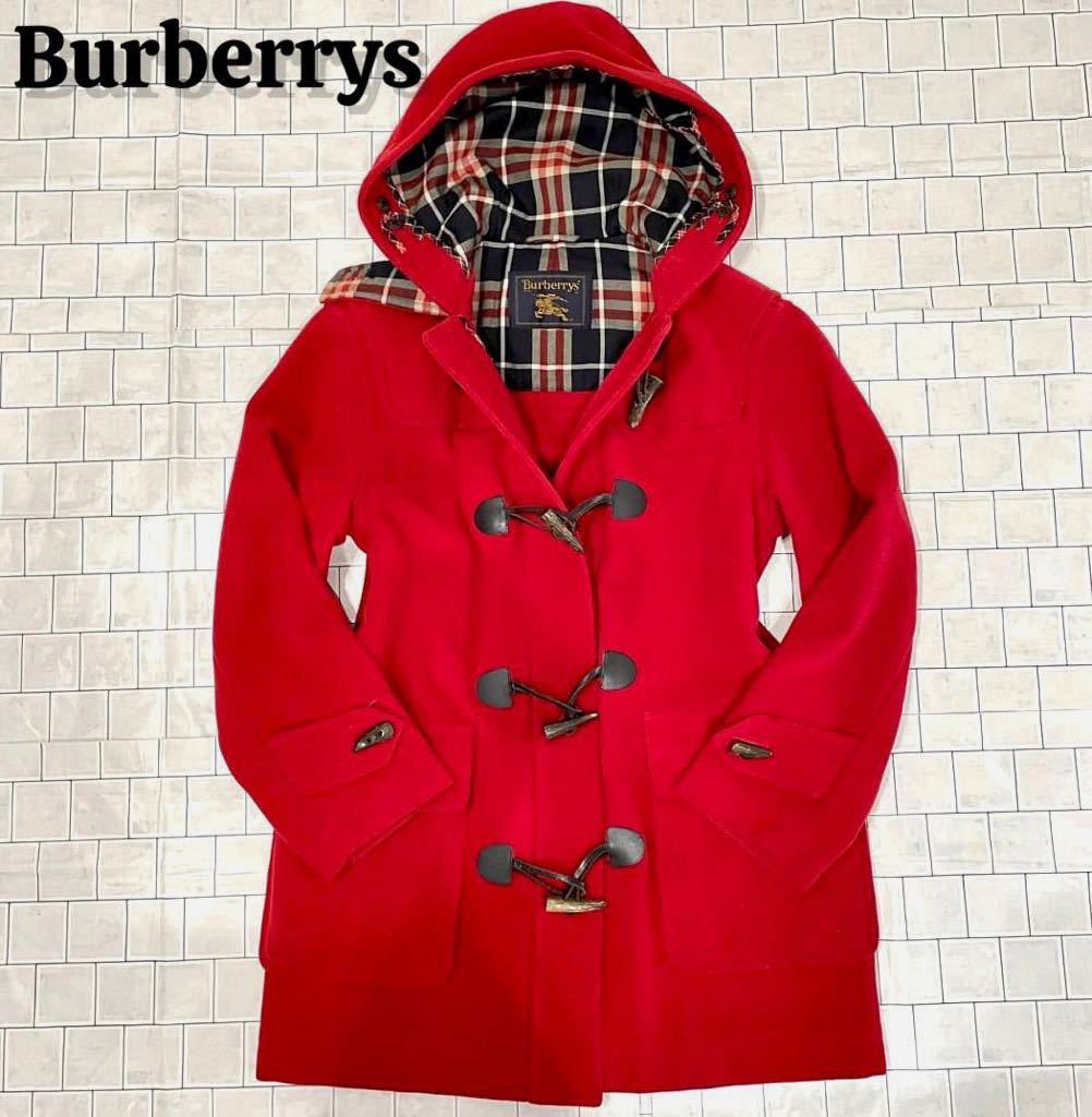バーバリー ダッフルコート ジャケット ノバチェック Lサイズ相当 フード付き レディース Burberrys 赤 E76(Lサイズ)｜売買されたオークション情報、yahooの商品情報を ...