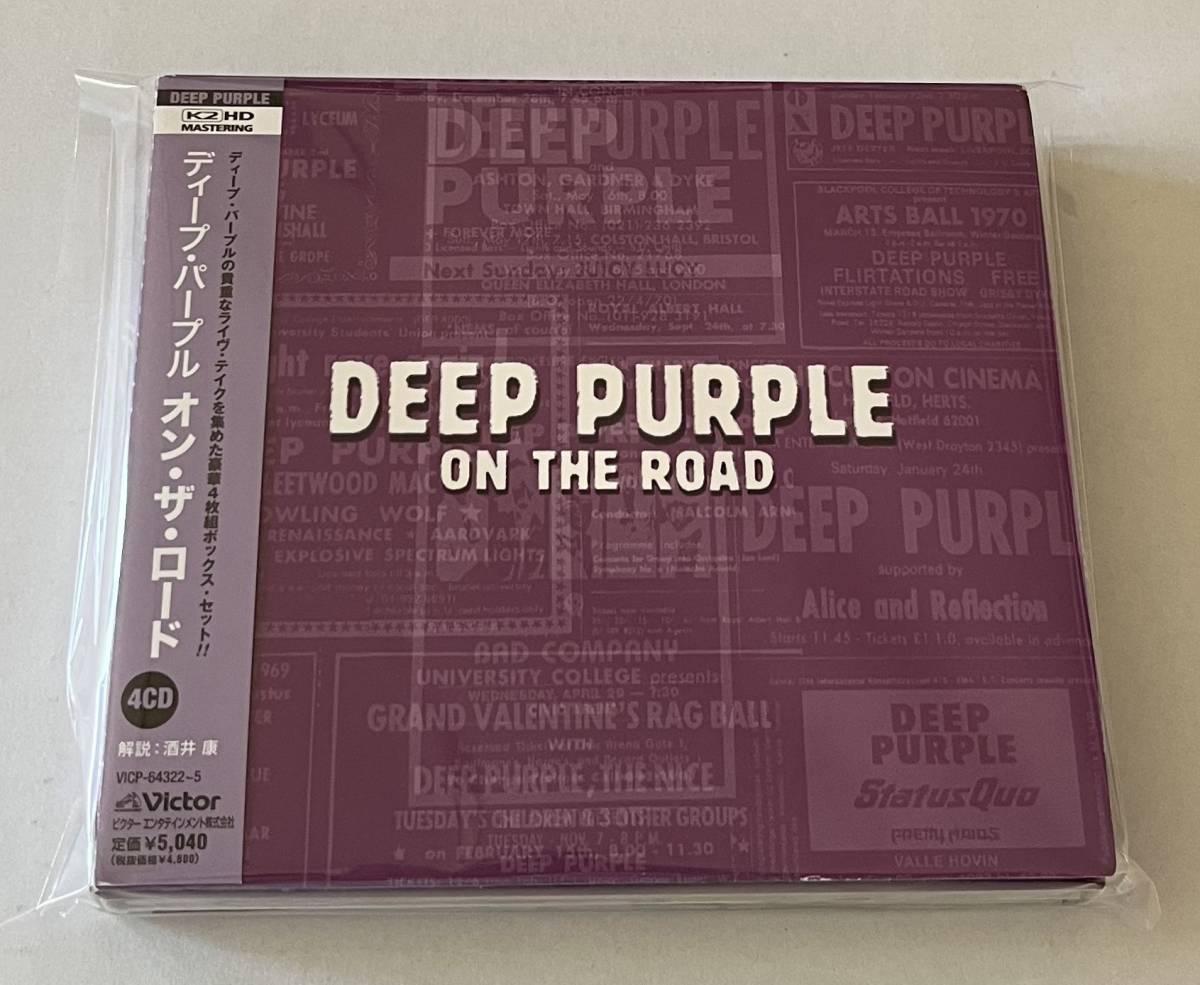 M3927 DEEP PURPLE/ディープ パープル ON THE ROAD/オン ザ ロード 4CD 帯付き日本盤(Deep Purple)｜売買されたオークション情報、yahooの商品 ...