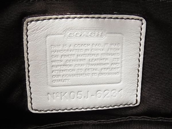 1円 COACH コーチ 6231 シグネチャー キャンバス×レザー ボストンバッグ ハンドバッグ ブラウン系×アイボリー系 BA9243Tオ ...