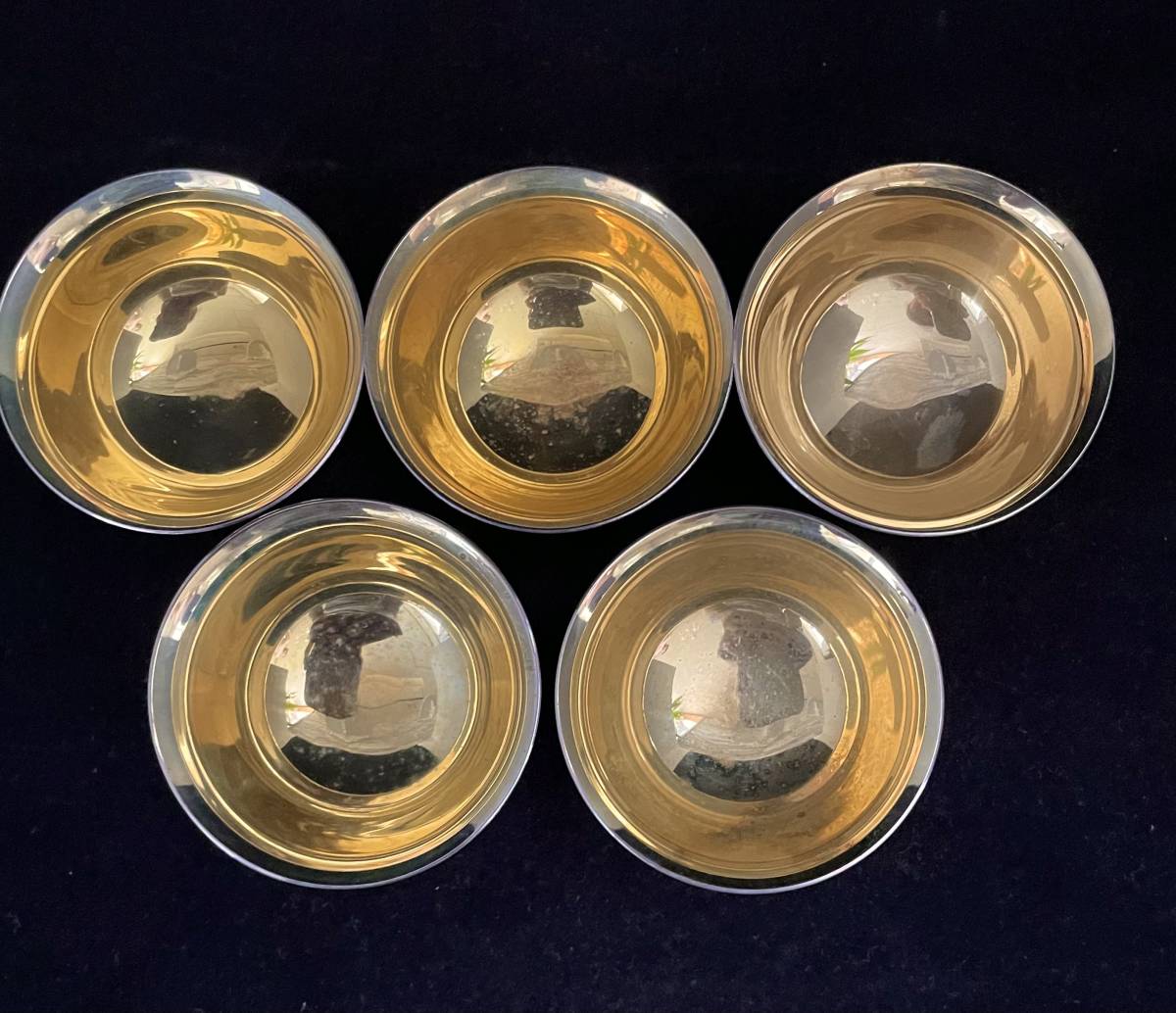 天賞堂造 純銀 銀盃 5点 刻印有り 総重量約91g 純銀 酒器 元箱付き(酒器)｜売買されたオークション情報、yahooの商品情報をアーカイブ公開 - オークファン（aucfan.com）