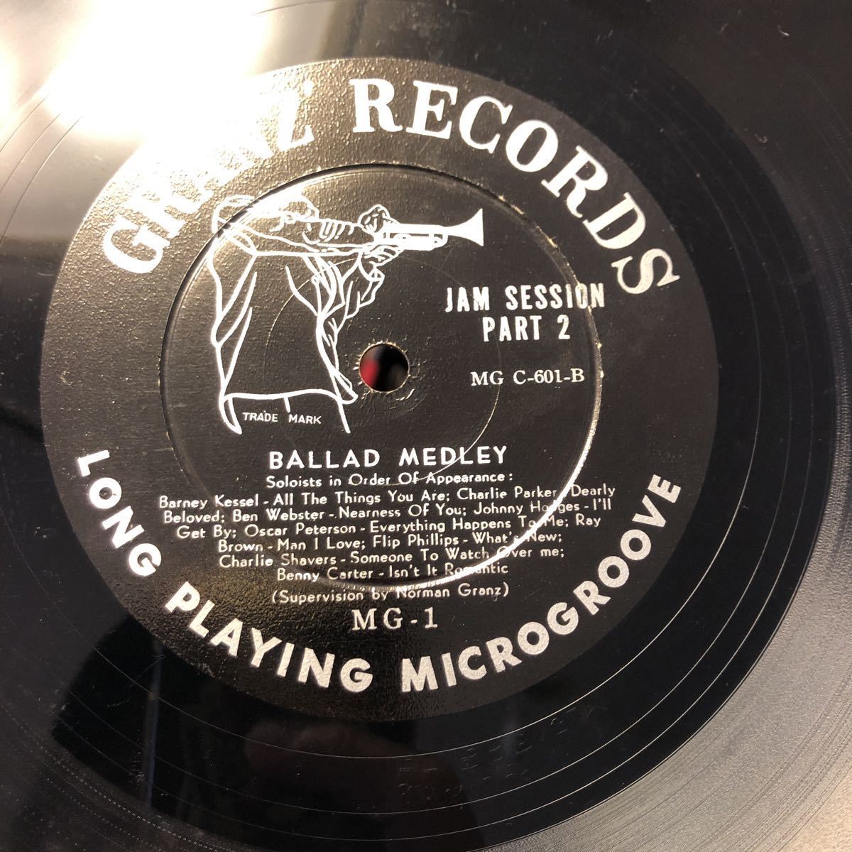 Norman Granz - Jam Session #1 Charlie Parker Oscar peterson ben webster ...