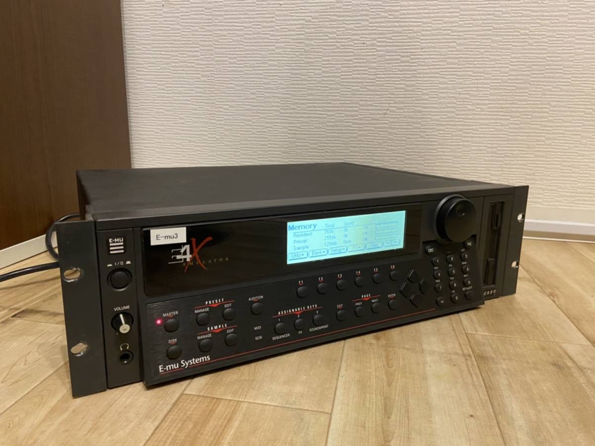 E-MU Systems サンプラー E4X EMULATOR 6801 イーミューシステムズ 現状品 13668(サンプラー)｜売買された ...