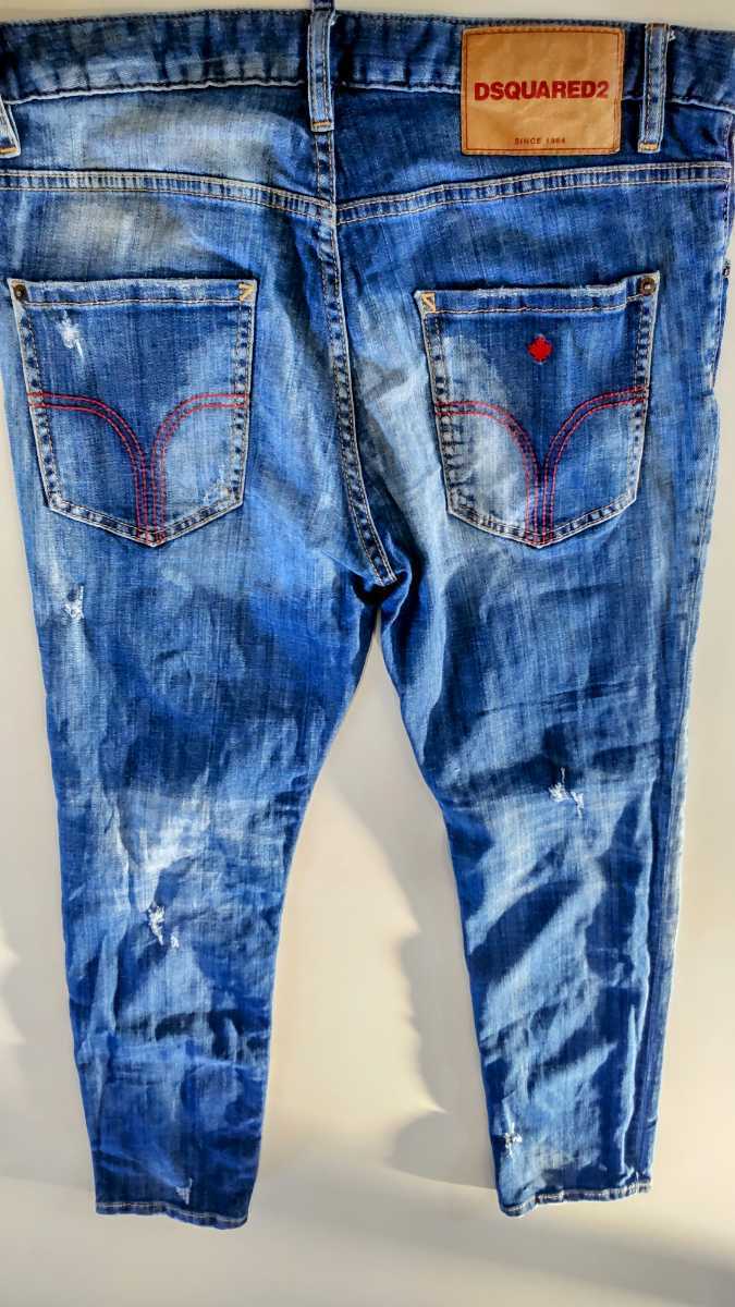 DSQUARED2 ディースクエアード COOLGIRLJEAN 42 メンズサイズ相当 スタッフインターナショナル国内正規品(ジーンズ)｜売買されたオークション情報、yahooの商品情報を ...