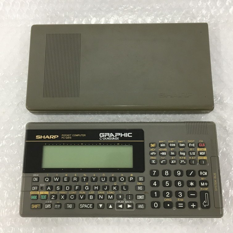 AJAG1033 シャープ SHARP ポケットコンピュータ PC-G815 通電確認済み(ポケットコンピュータ)｜売買されたオークション情報、yahooの商品情報をアーカイブ公開 ...