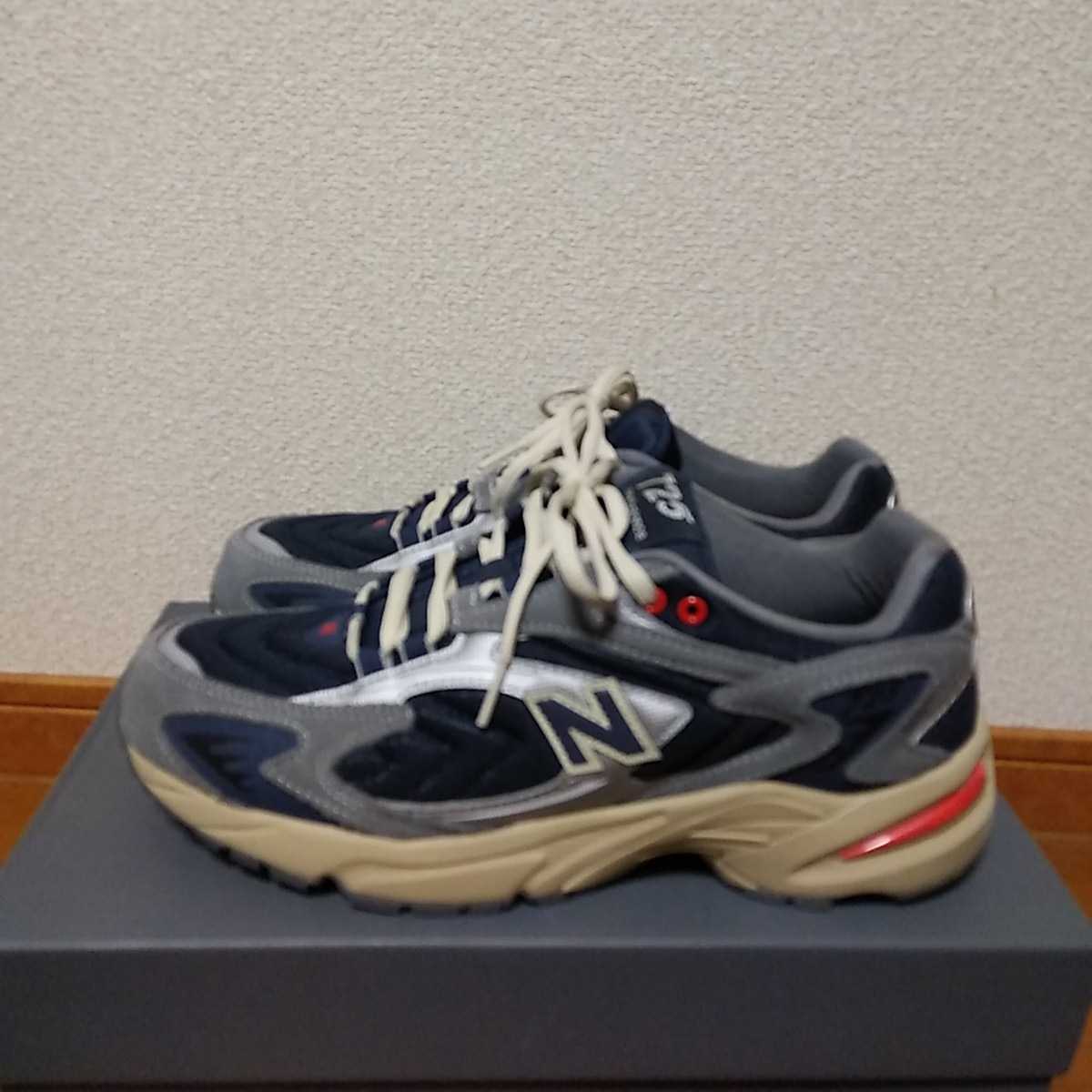 着用一回 箱付きニューバランス NEW BALANCE スニーカー 725S NAVY ネイビー サイズ27cm(27.0cm)｜売買された ...