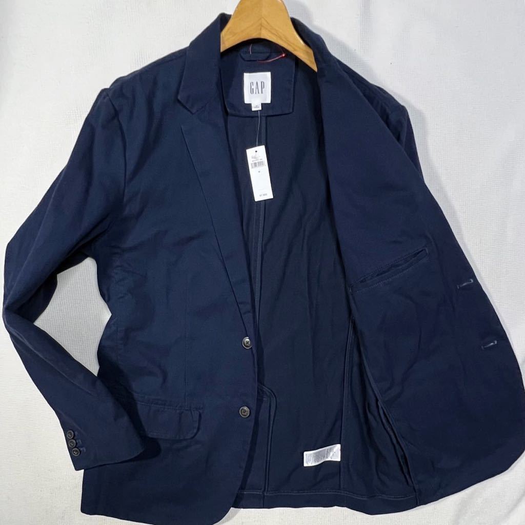 大人の紺ブレ 定価7900円+税/ GAP ギャップ メンズ テーラードジャケット コットンブレザー袖本切羽/M L程 ネイビー送料520円(テーラードジャケット、ブレザー)｜売買された ...