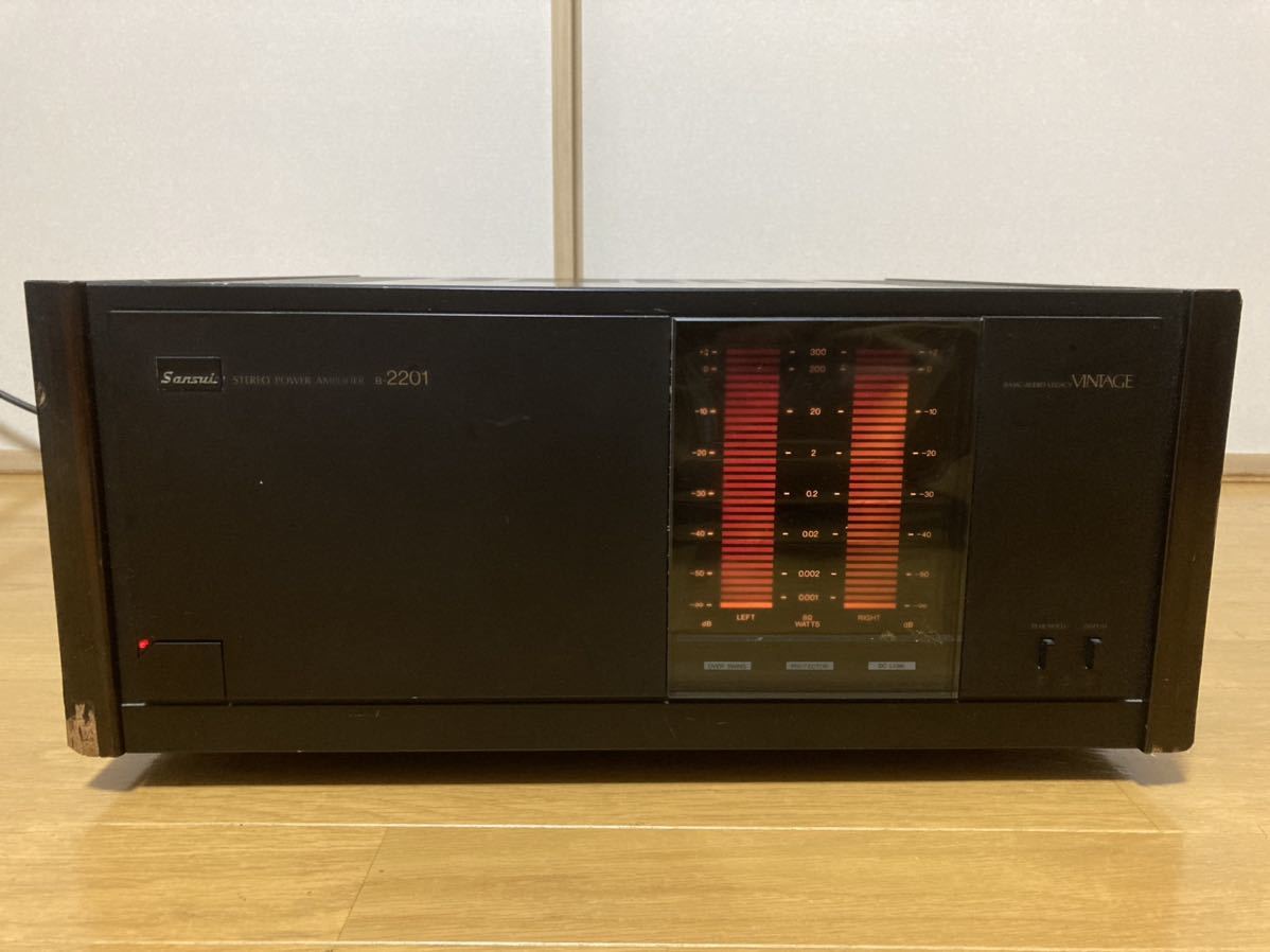発送可 パワーアンプ SANSUI サンスイ 山水電気 B-2201 VINTAGE(サンスイ)｜売買されたオークション情報、yahooの商品 ...