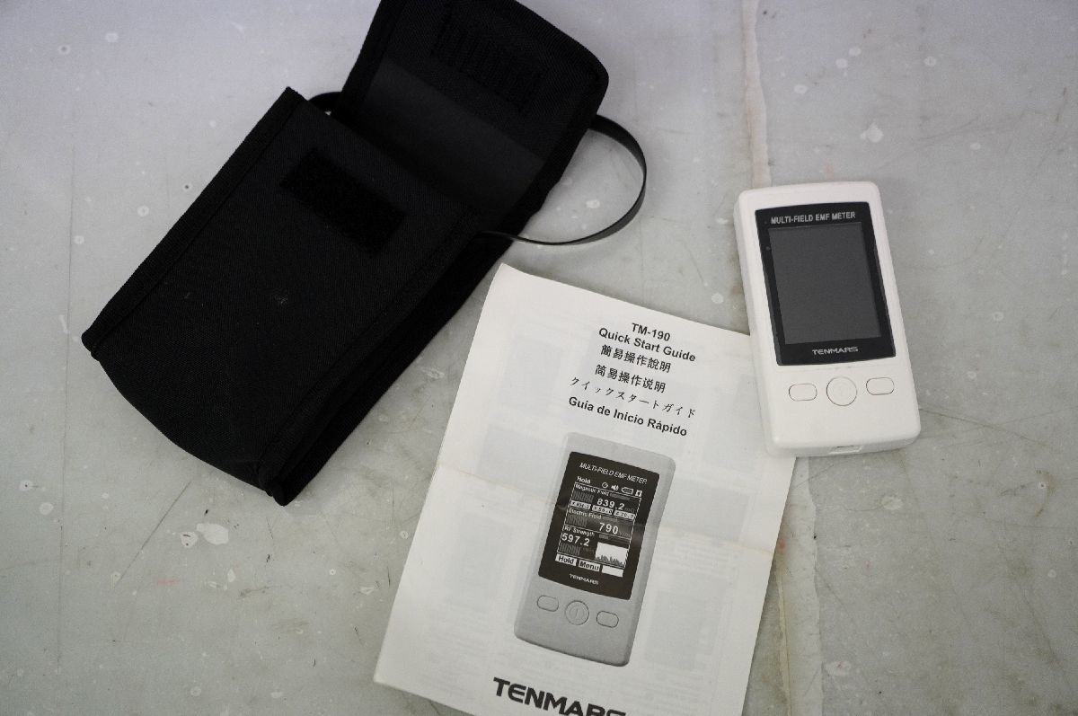 10-150 TENMARS テンマース TM-190 MULTI-FIELD EMF METER マルチフィールド 電磁波測定器 ソフト ...