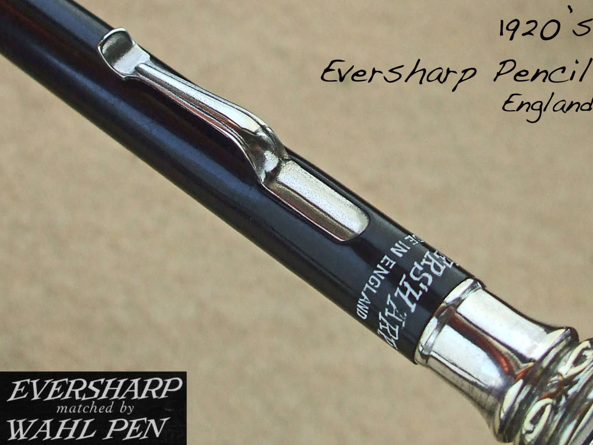 稀少ブラック 1920年代製 エヴァーシャープ ペンシル イギリス 1920’s Eversharp Pencil England(シャープペンシル)｜売買されたオークション情報、yahooの ...