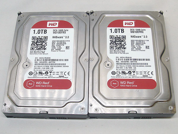 Western Digital WD WD10EFRX Red 1TB，NAS向け 3.5インチHDD 2台セット(1TB～)｜売買された ...