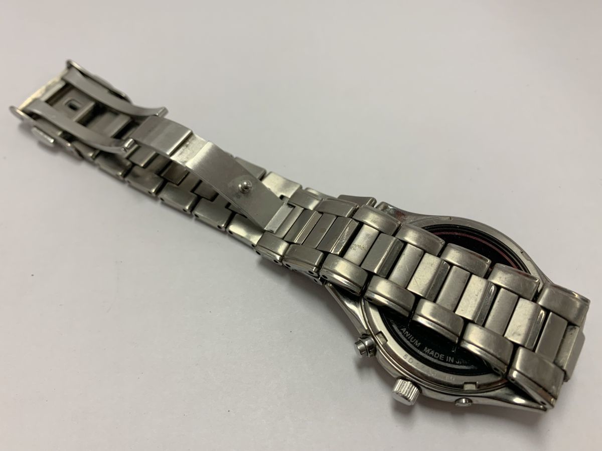 L450-A84-161 SEIKO セイコー SPIRIT スピリット チタニウム 7B22-0AD0 デイト メンズ ソーラー 稼働 腕 ...