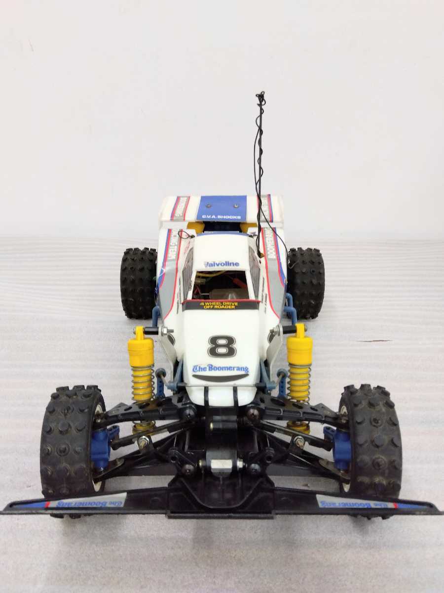 ①ラジコン タミヤ ブーメラン 1/10 4WD BOOMERAN Valvoline スーパーグリッパー TAMIYA MOONCRAFT ...