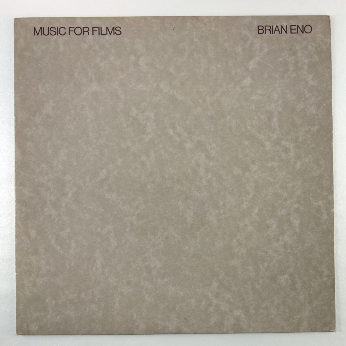 LP/国内盤/ブライアン イーノ/BRIAN ENO/MUSIC FOR FILMS/ポリドール/MPF1203/78年(Brian Eno ...