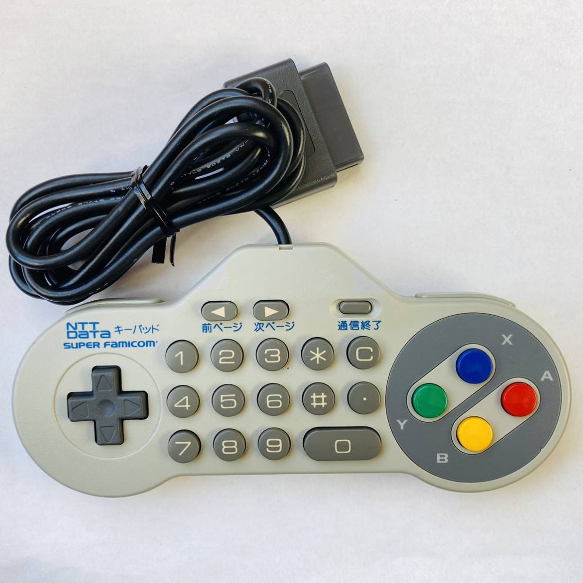 スーパーファミコン SFC コントローラー NTT DATA キーパッド NDK10 本体のみ み 現状品 清掃 レア 入手困難(本体 ...