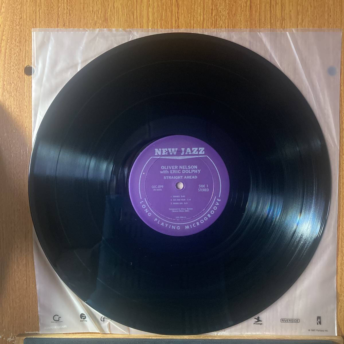 LP オリバー ネルソン OLIVER NELSON with Eric Dolphy / STRAIGHT AHEAD US盤 FANTASY OJC-099 PRESTIGE NEW ...
