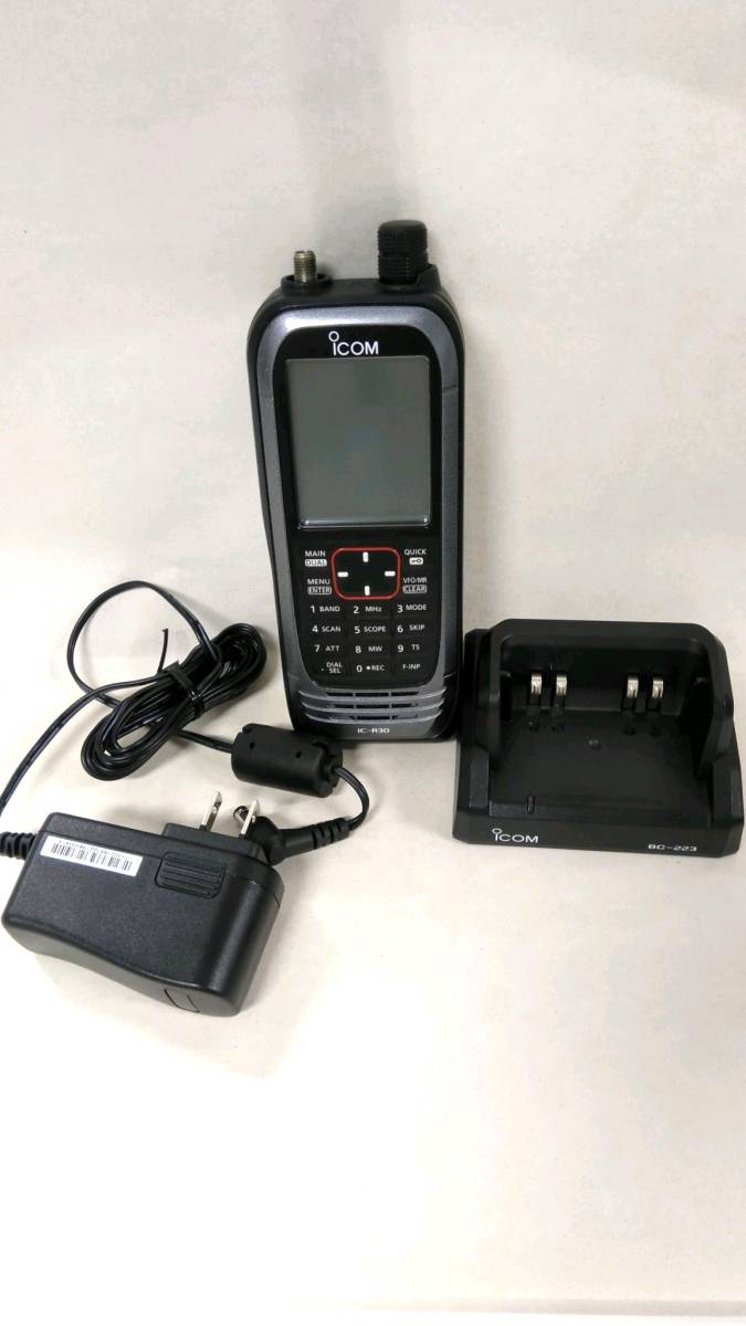 iCOM アイコム IC-R30 多機能広帯域受信機 ハンディレシーバー(受信機)｜売買されたオークション情報、yahooの商品情報を ...