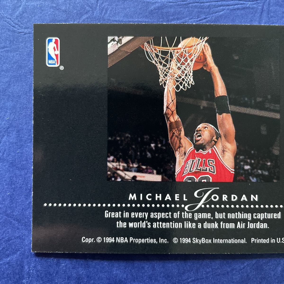 1993-94 Skybox Premium Dynamic Dunks #D4 Michael Jordan NBA CHICAGO ...