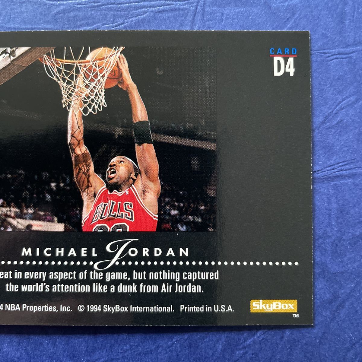 1993-94 Skybox Premium Dynamic Dunks #D4 Michael Jordan NBA CHICAGO ...