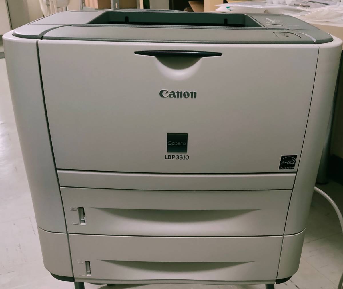 Canon/キャノン A4モノクロレーザープリンター LBP3310 印刷枚数33291枚 トナー残量有 2400dpi A4:26枚/分 ...