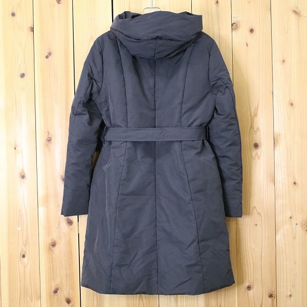 D1517 プリマティーボ ダウンコート フード付き ネイビー系 38 PRIMATTIVO HANAE MORI SPORTS(Mサイズ ...