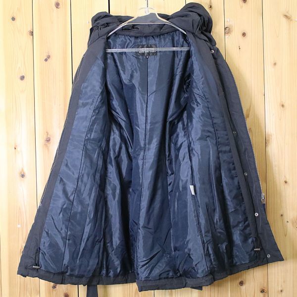 D1517 プリマティーボ ダウンコート フード付き ネイビー系 38 PRIMATTIVO HANAE MORI SPORTS(Mサイズ ...