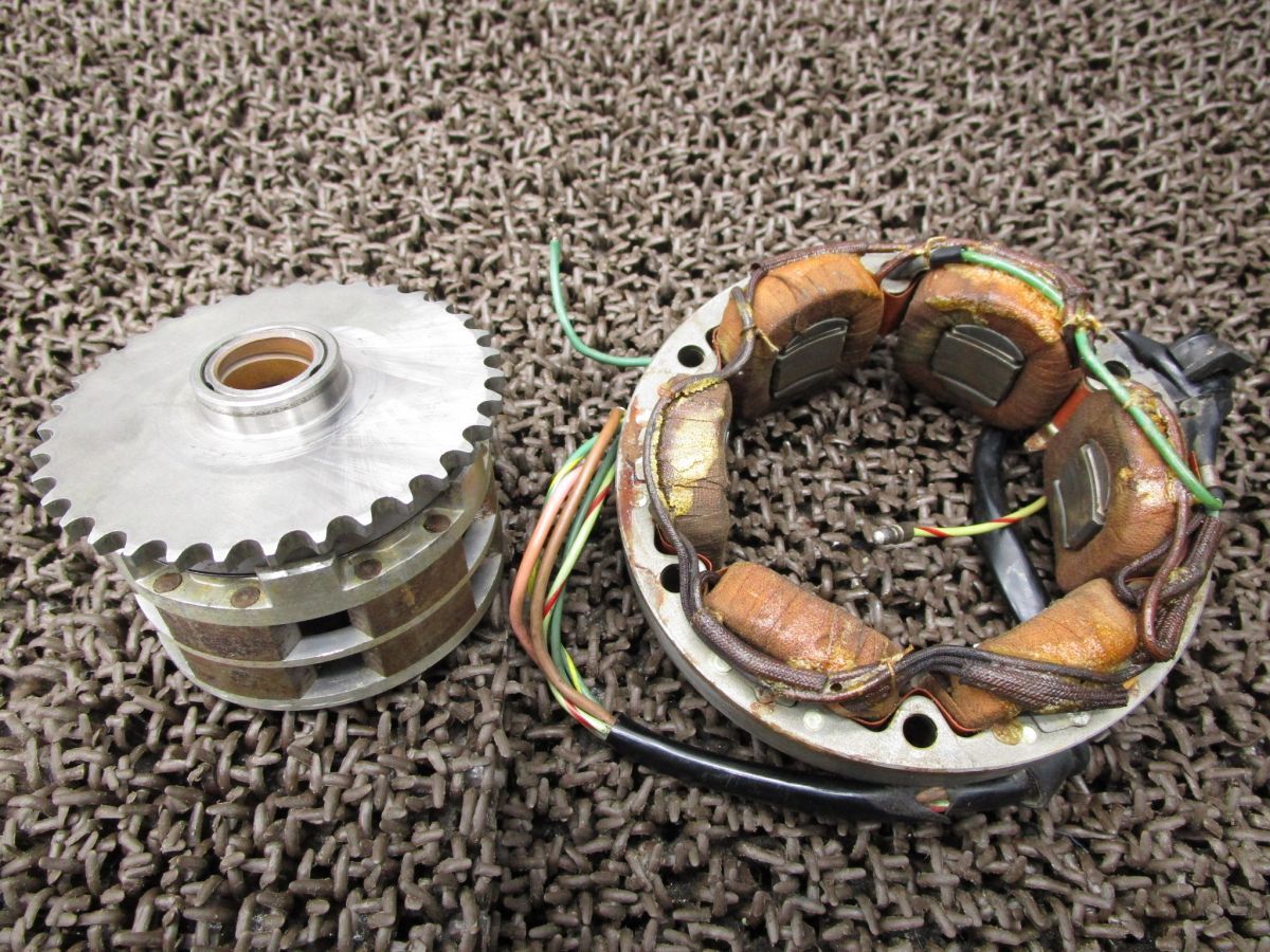 C92 フライホイール ダイナモ t533 C92 OH素材に ホンダ C92E(エンジン本体)｜売買されたオークション情報、yahooの商品 ...