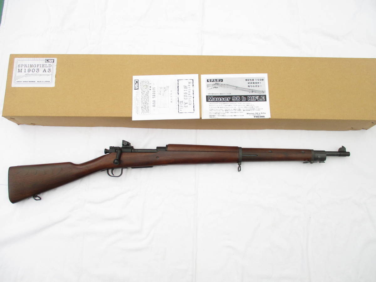 CAW SPRINGFIELD M1903A3 未発火(モデルガン)｜売買されたオークション情報、yahooの商品情報をアーカイブ公開 ...