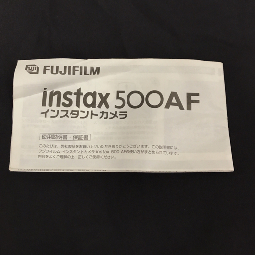 1円 FUJIFILM instax 500AF 95mm 0.6m- インスタントカメラ フィルムカメラ フジフィルム L0623 ...