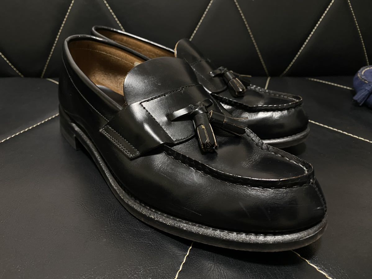 日本製 REGAL/リーガル 00K 3203 2165 25 1/2 アンラインド タッセルローファー 黒 25.5EE ブラック レザーシューズ ビジネス(25.5cm)｜売買された ...