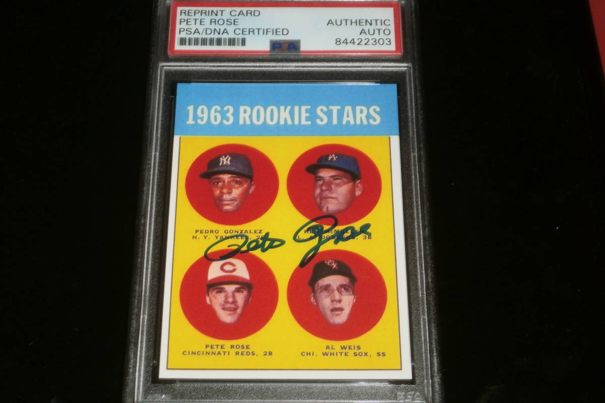 PETO ROSE ルーキーカード リプリントカード 直筆サイン入り PSA／DNA AUTHENTIC(Topps)｜売買されたオークション ...