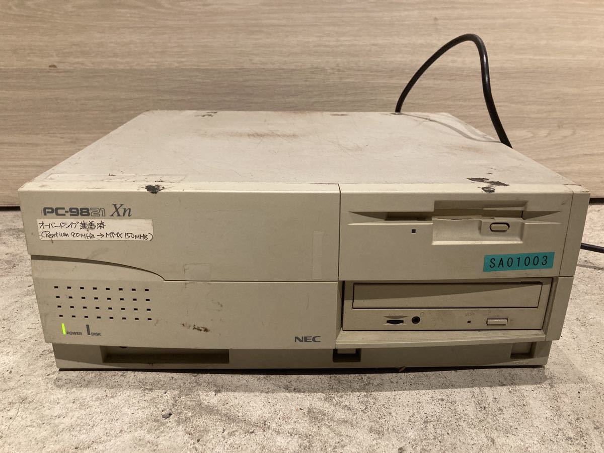 NEC PC-9821Xn/C9W 旧型PC ジャンク パソコン本体 パーソナルコンピューター 現状品(デスクトップ)｜売買されたオークション ...