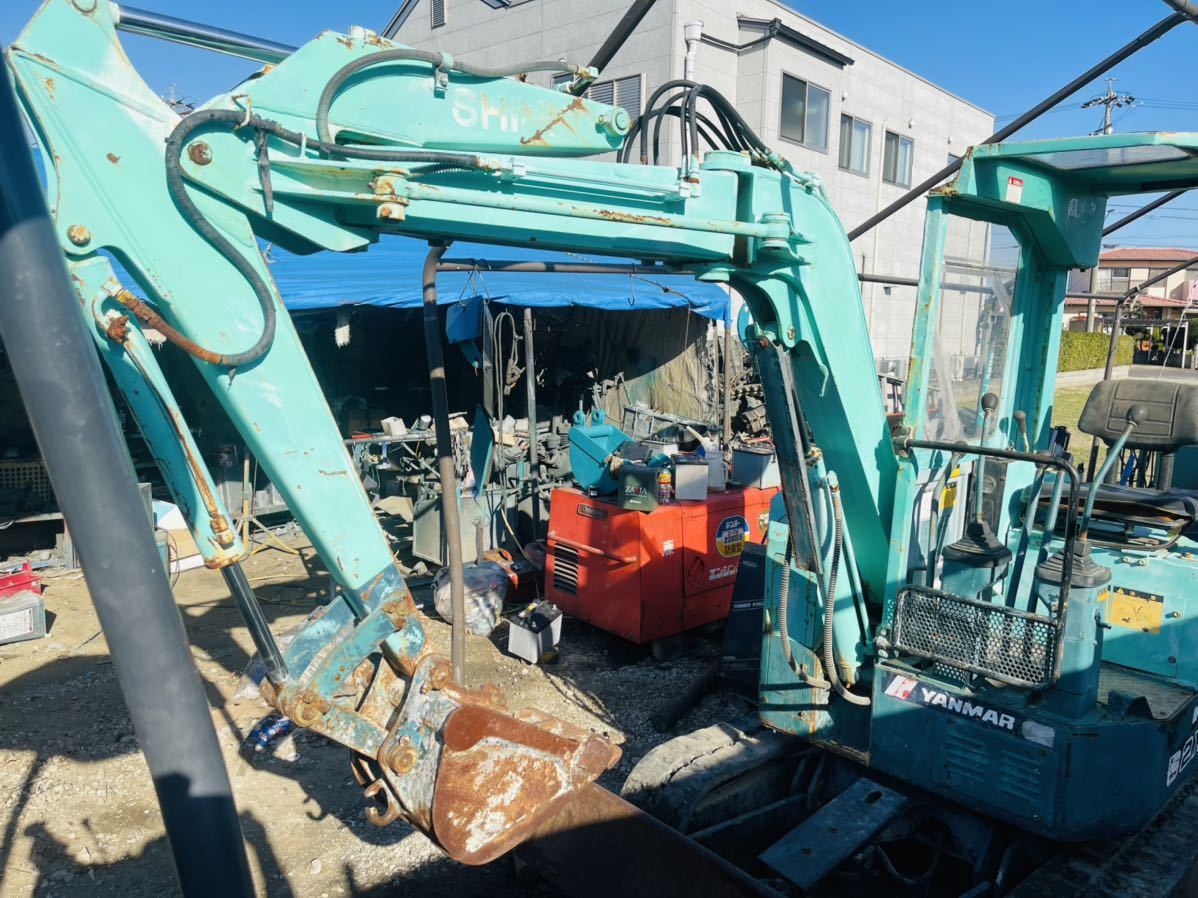 ヤンマーB2X 2トンミニユンボ コマツPC12と同じ物 愛知県より 現状販売 格安(建設機械、重機)｜売買されたオークション情報、yahooの商品情報をアーカイブ公開 - オークファン ...