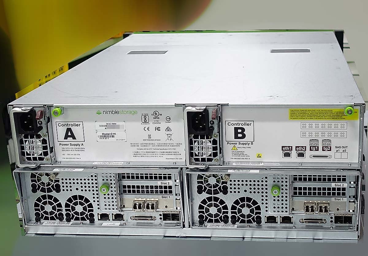 日通 通電確認 HPE Nimble Storage CS1000 C1K-2P-42T-E ストレージ/E5-2603 V3 ...