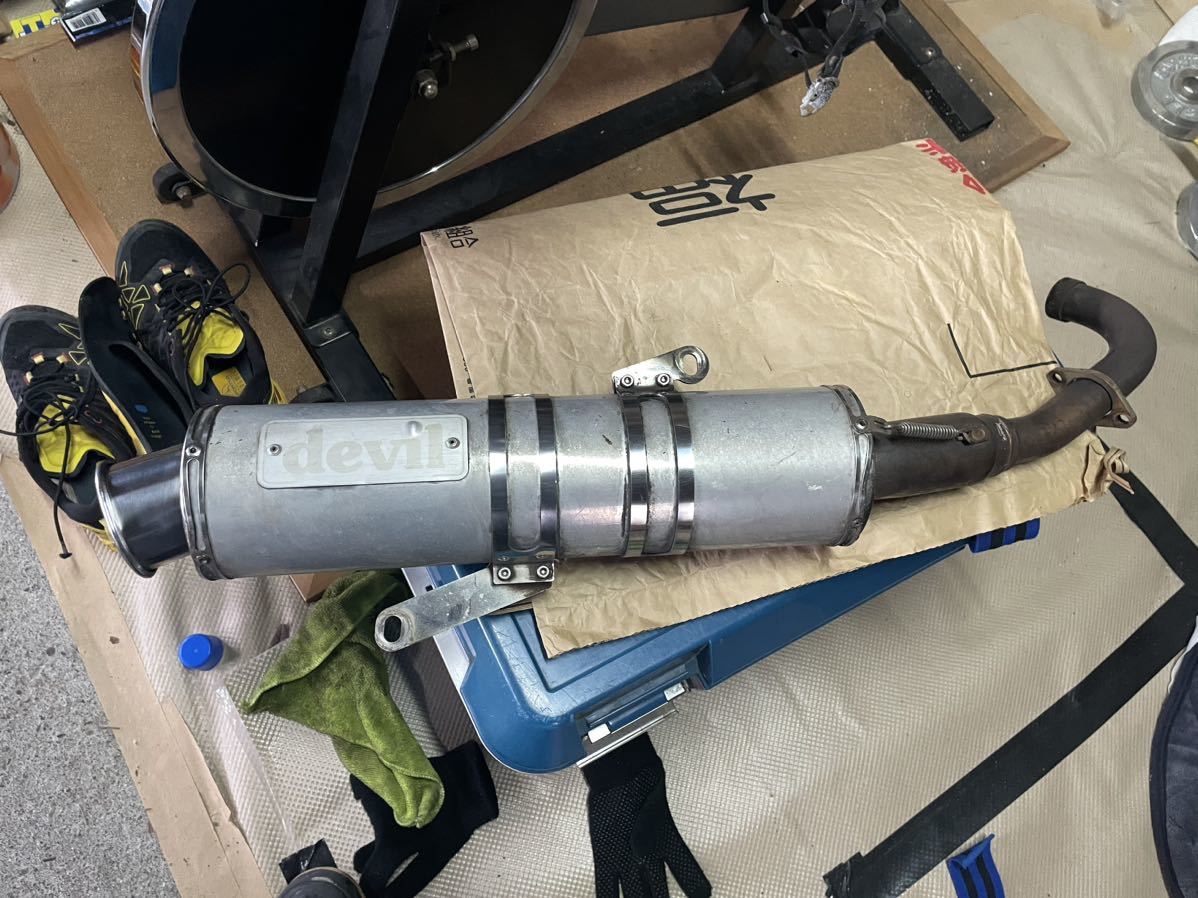 マジェスティ sg03j マジェスティc デビル マフラー devil社外マフラー(マフラー本体（社外）)｜売買されたオークション情報、yahooの商品情報をアーカイブ公開 - オークファン ...