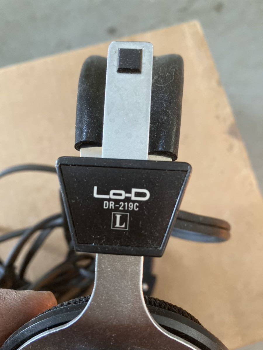 家電 Lo-D DR-219C 音出し未確認 昭和レトロ アンティーク ヘッドホン 密閉型(その他)｜売買されたオークション情報、yahooの ...