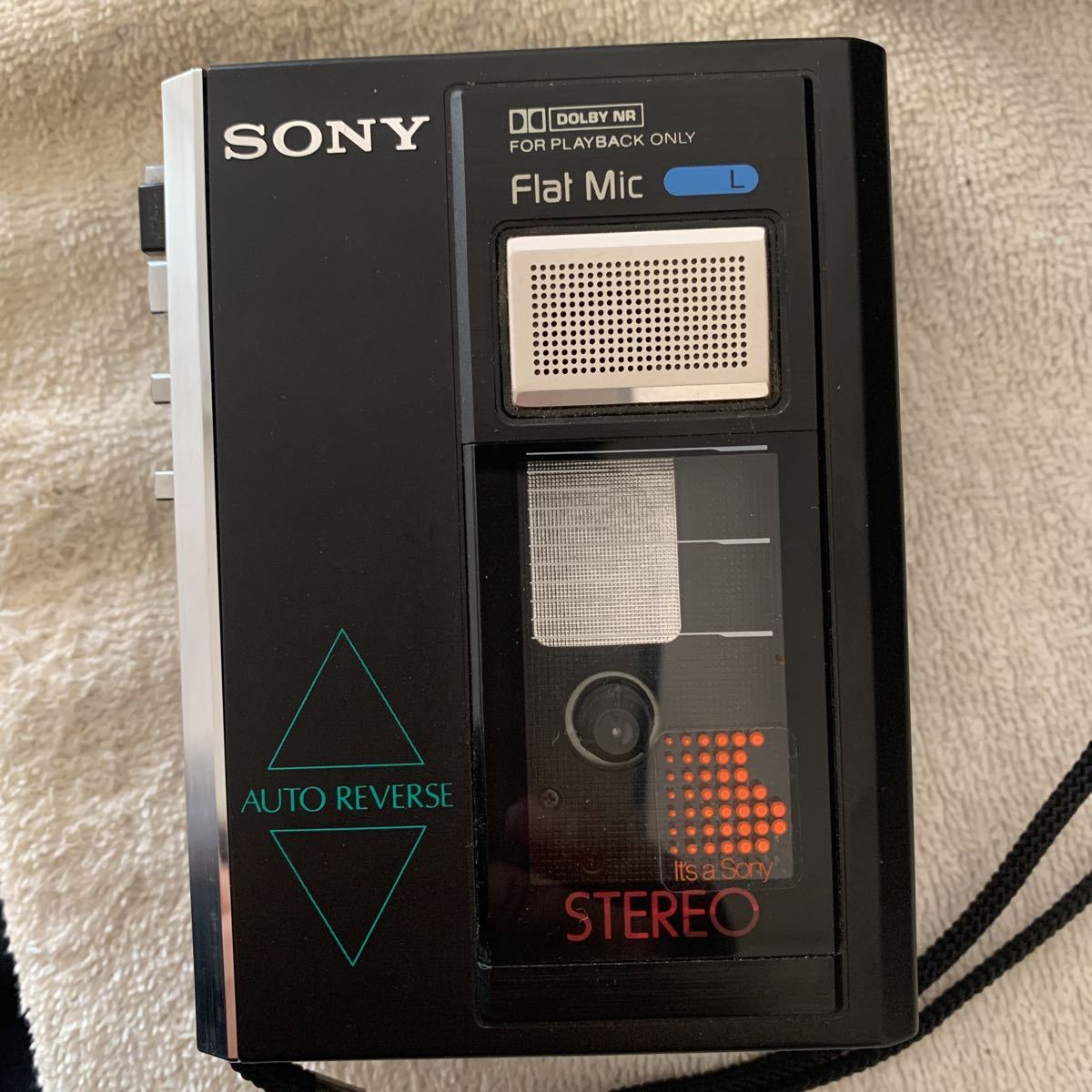 SONY ソニー WALKMAN ウォークマンTCS-470 カセットプレーヤー ブラック R023(録音、再生)｜売買されたオークション情報 ...