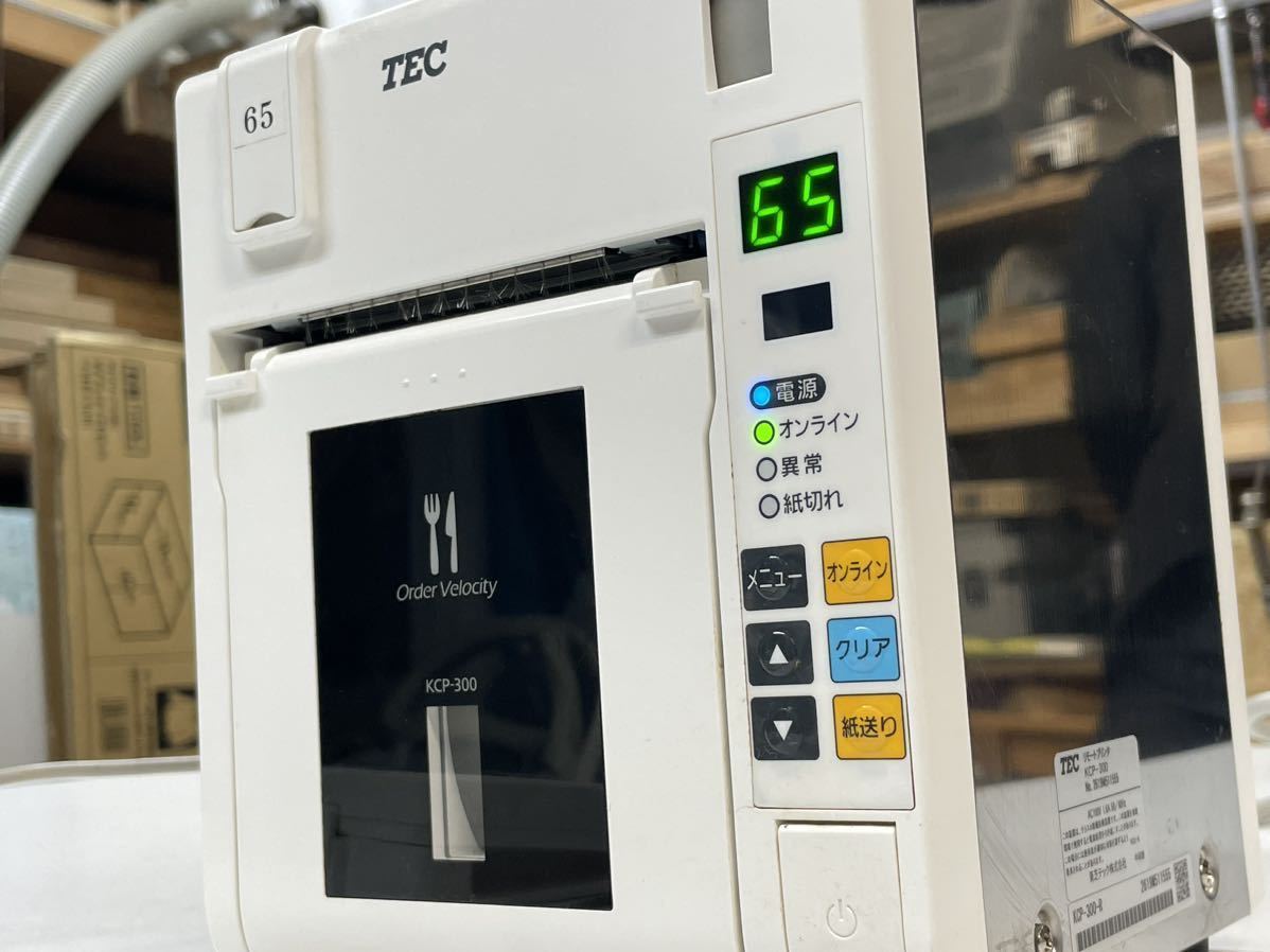 TEC リモートプリンタ KCP-300 操作パネル KCPKB-300-R 動作確認 店舗用品 レジ オーダー レシート(OA機器)｜売買さ ...