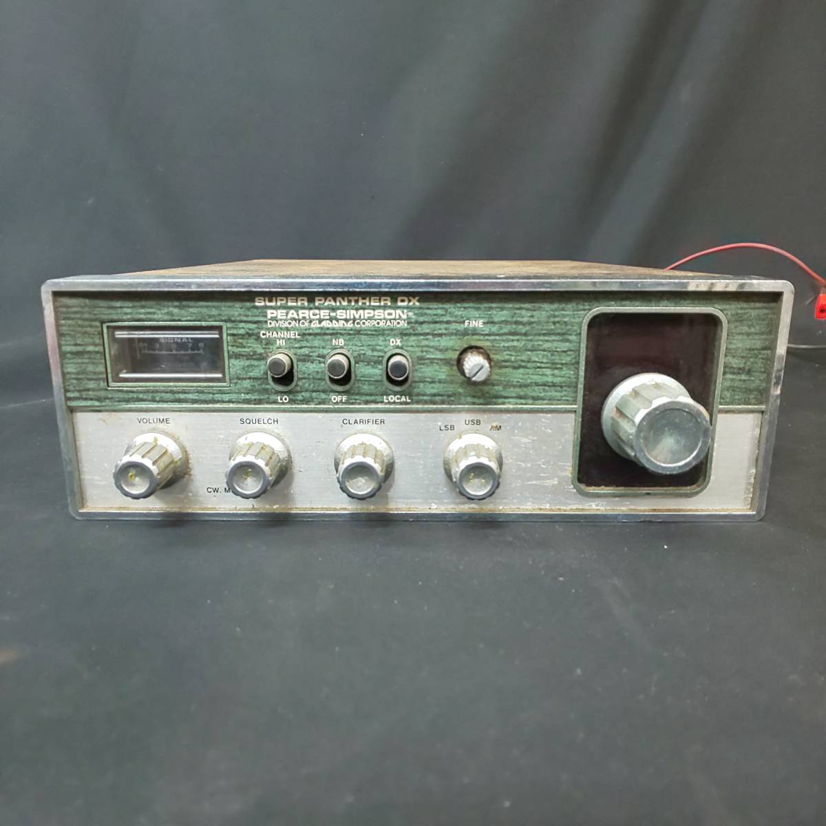 トランシーバー SUPER PANTHER DX PEARCE-SIMPSON AM/SSB CB無線機 モービル 通電確認済 現品限り ...