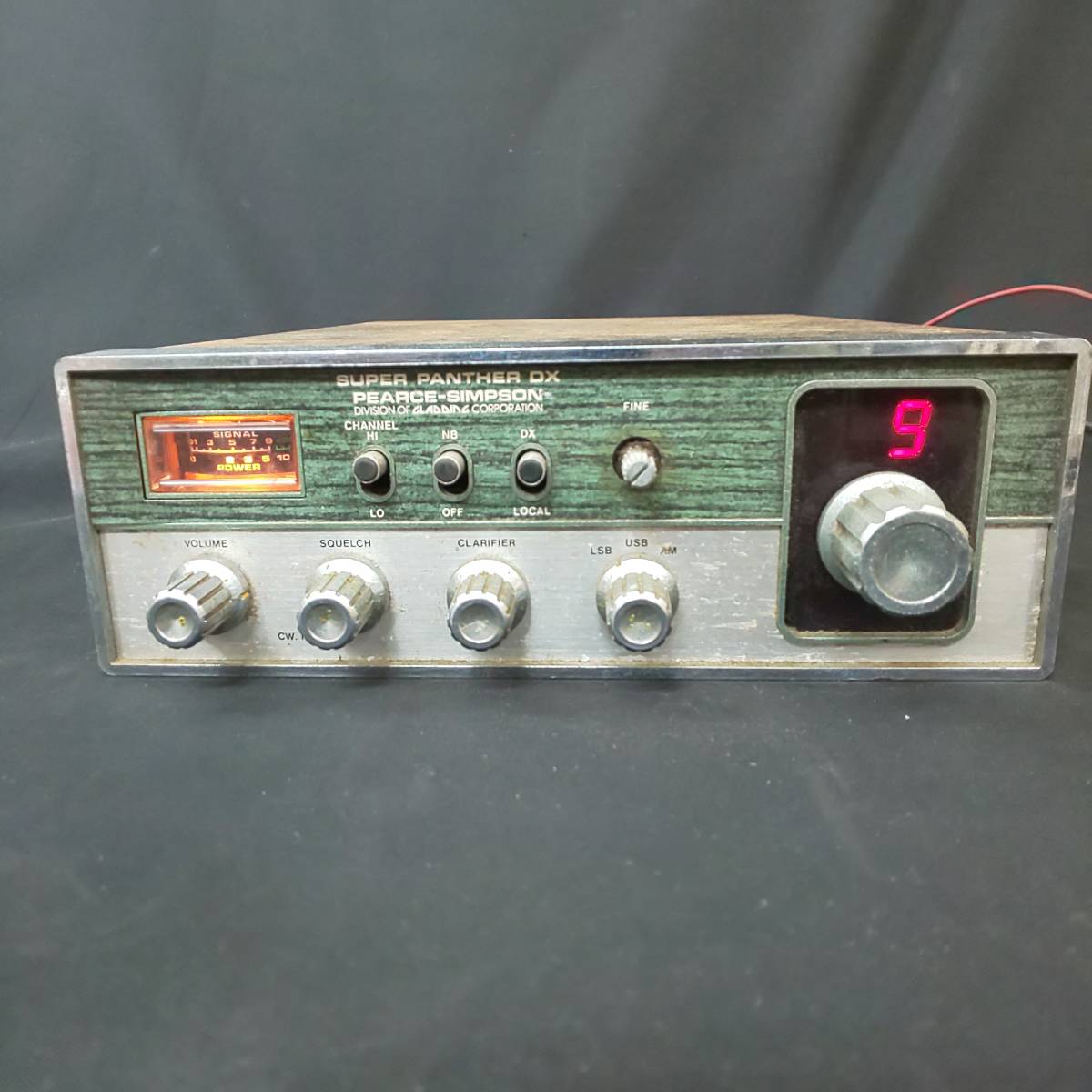 トランシーバー SUPER PANTHER DX PEARCE-SIMPSON AM/SSB CB無線機 モービル 通電確認済 現品限り ...
