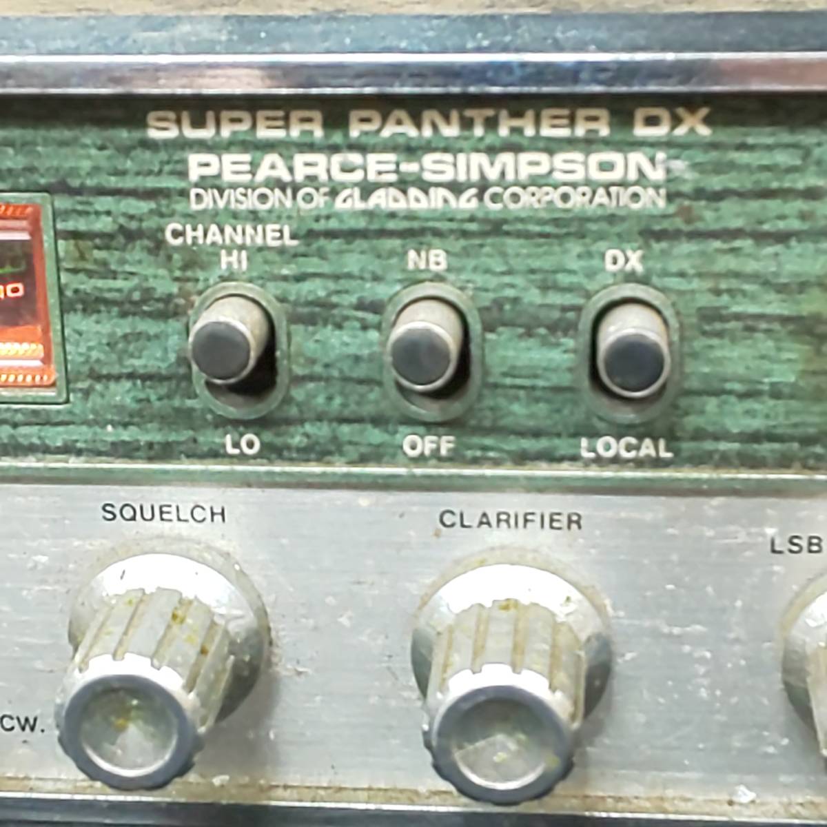 トランシーバー SUPER PANTHER DX PEARCE-SIMPSON AM/SSB CB無線機 モービル 通電確認済 現品限り ...