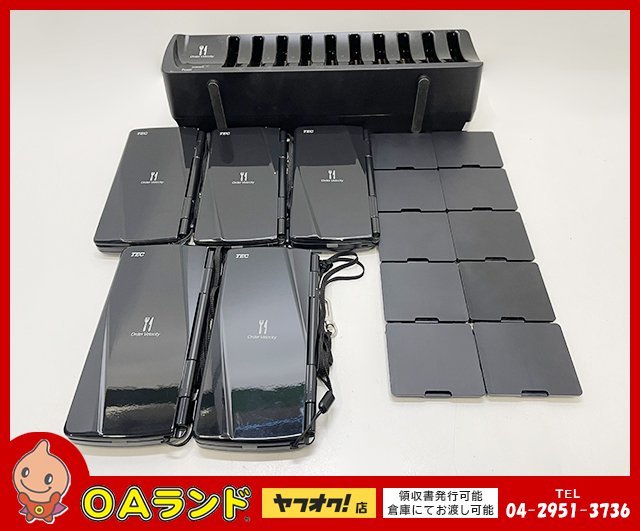 品 東芝テック / TEC / 無線オーダーシステム / ハンディターミナル / HTL-300-B-S / 5台セット / 充電器付 ...