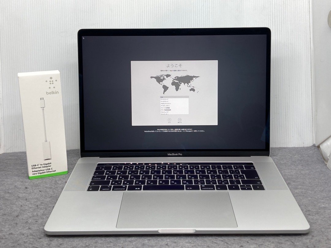 1円 Apple MacBook Pro 15inch 2018 A1990 Corei7-8850H 32GB SSD512GB NVMe ...
