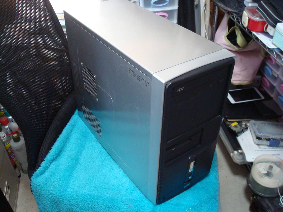 Windows xp Intel Pentium 4 3.2GHz メモリ2GB HD160GB ASUS P5VDC-MX+軽量メタルケース ...