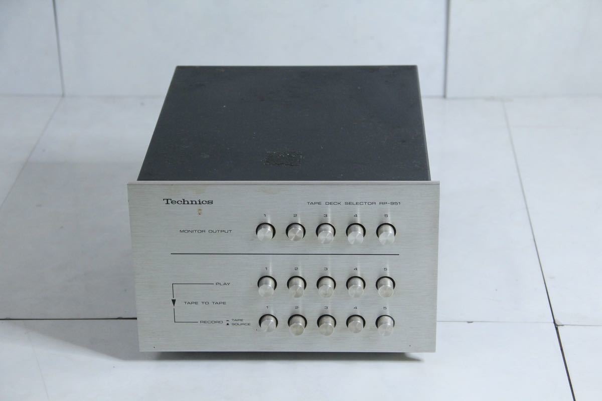 Technics テクニクスTAPE DECK SELECTOR テープデッキセレクター RP-951(オーディオ機器)｜売買されたオークション情報、yahooの商品情報をアーカイブ公開 ...