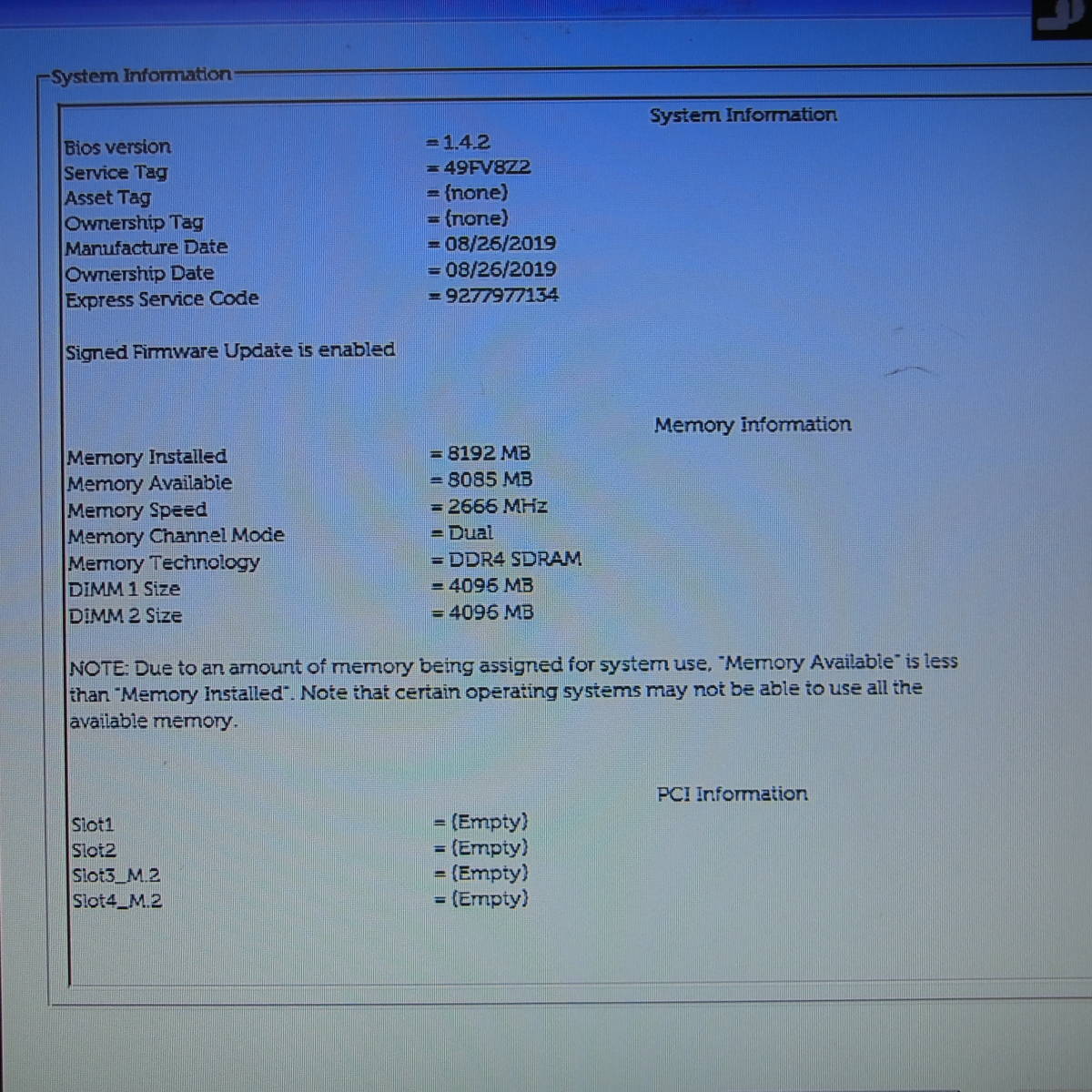 10 デル Dell OptiPlex 3060 D11S D11S004 Core i5-8500 3GHz メモリ8GB HDDなし OS ...