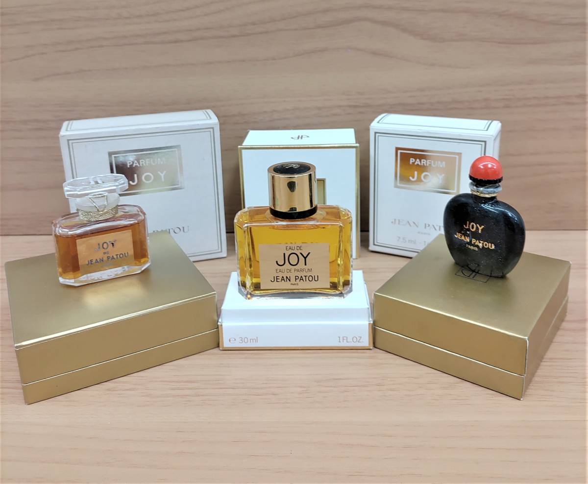 #6448AZ おまとめ 香水 JEAN PATOU ジャン パトゥ JOY ジョイ EAU DE JOY30ml PARFUM パルファム 15ml 7.5ml(女性用)｜売買された ...
