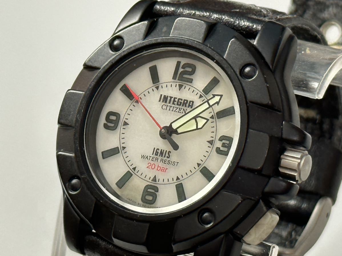 1円〜 メンズ腕時計 CITIZEN シチズン INTEGRA IGNIS 6290-L14832 クォーツ(シチズン)｜売買された ...